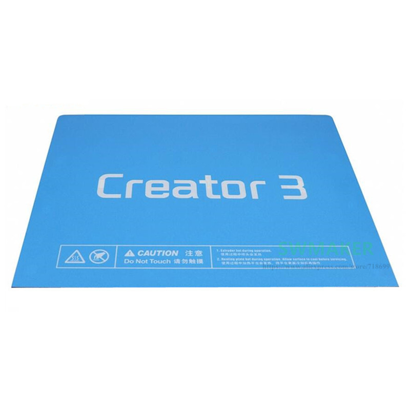 5pcs Blue build tape surface Print Sticker For Flashforge creator 3 3D ...