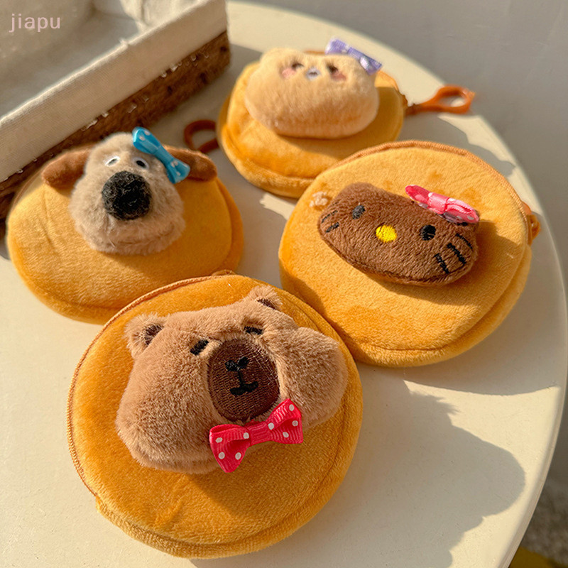 [JIA] Sanrio Hello Kitty Capybara กระเป๋าใส่เหรียญจี้การ์ตูนน่ารักสุนัข ...