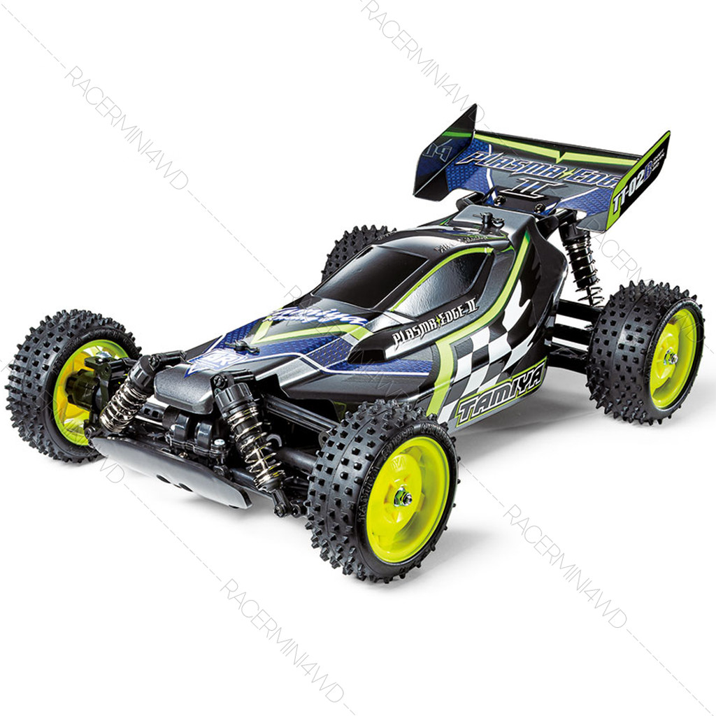 TAMIYA 47446 1/10 R/C 4WD Plasma Edge II Gun Metal (TT-02B Chassis) ชุดประกอบรถบังคับทามิย่าแท้ ...