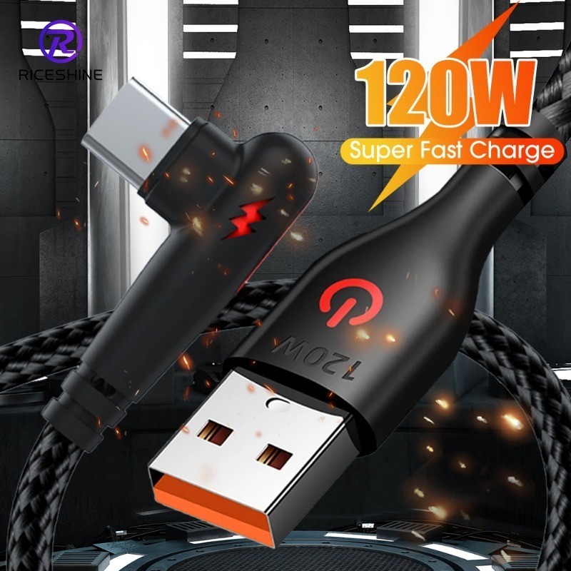 2 ชิ้นสีสุ่ม 1 เมตร USB ถึง Type-C Bend Head Data Transmission Cable ...