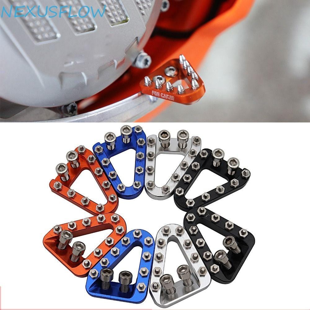 Nexusflow อุปกรณ์มอเตอร์ไซค์, ปลายแผ่นขั้นบันไดคันเบรคหลังทนการกัดกร่อนสากล, โลหะผสมอลูมิเนียม ...