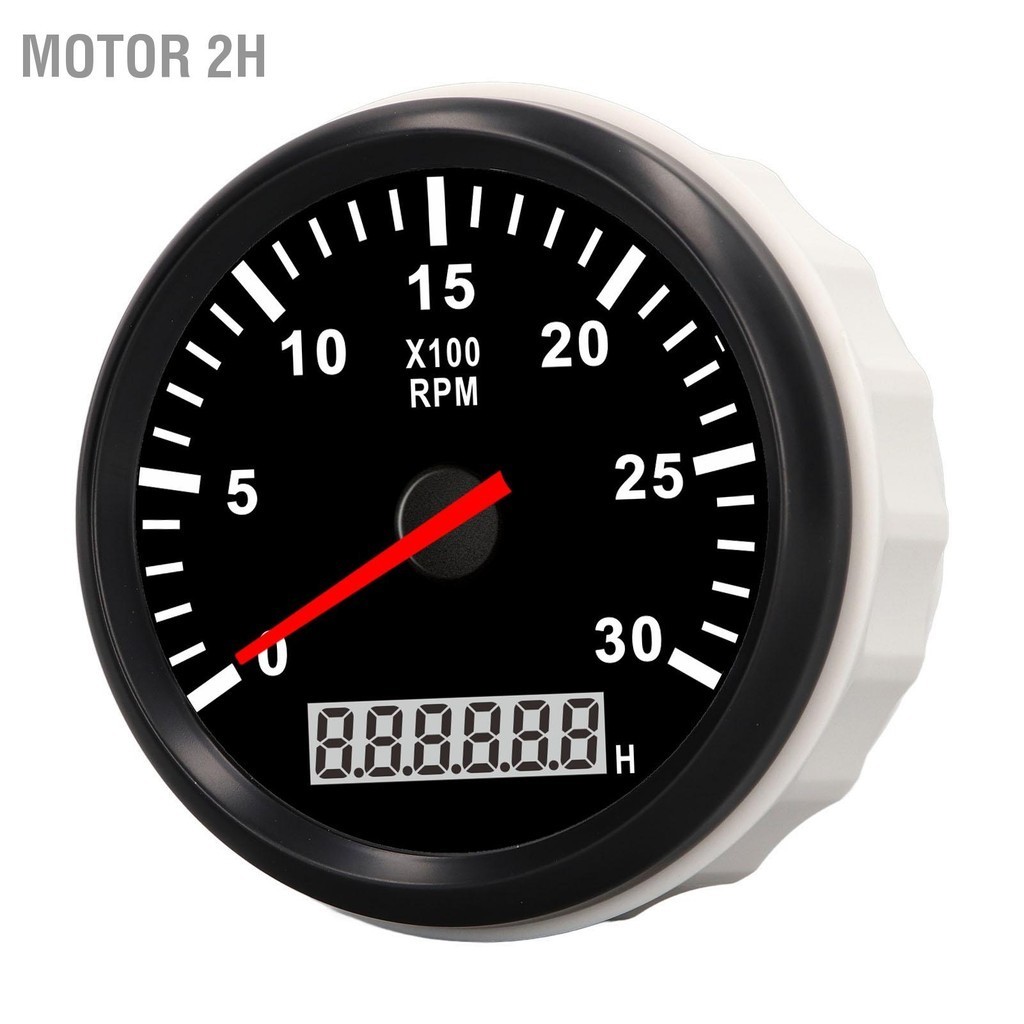 Motor 2H 85 มม./3.35in TACHOMETER Gauge 3000RPM IP67 กันน้ำ Tacho LCD ...
