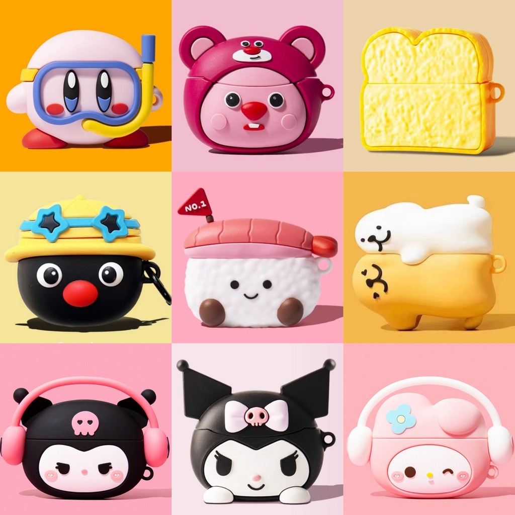 For Huawei FreeClip Case Huawei FreeBuds 6i 5i SE3 Soft Case Cute Sushi ...