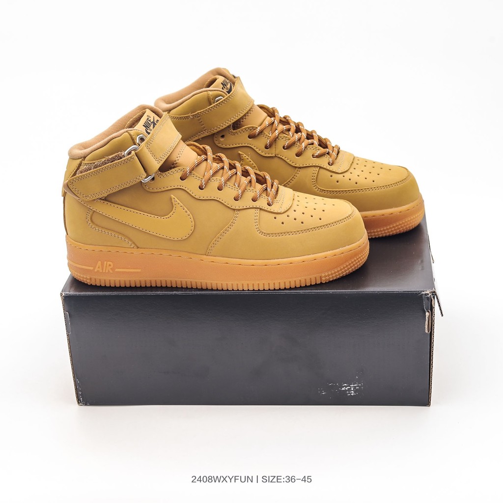 Nike Air Force 1 "07 Mid"Wheat/Flax" | Shopee Thailand