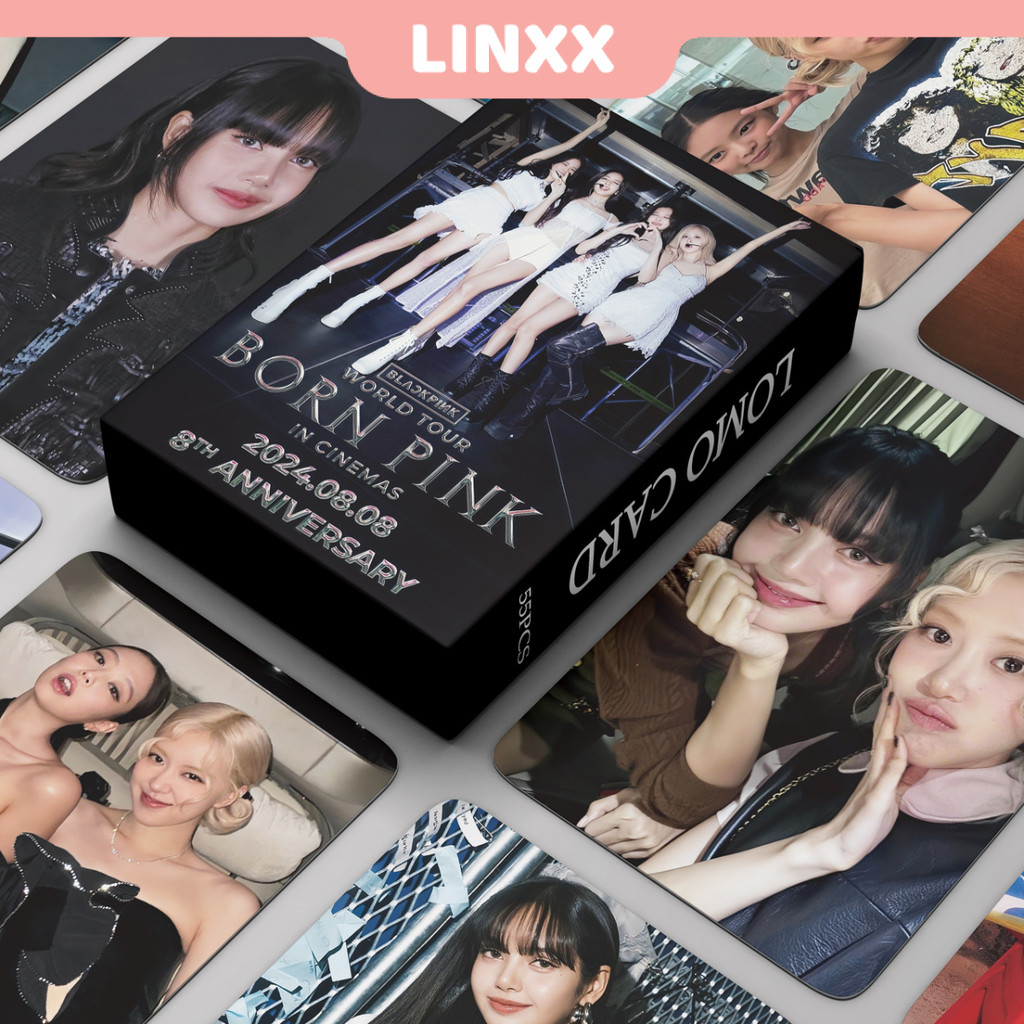 Linxx 55 ชิ้น BLACKPINK 8 ครบรอบอัลบั้มการ์ด Lomo Kpop Photocards ...