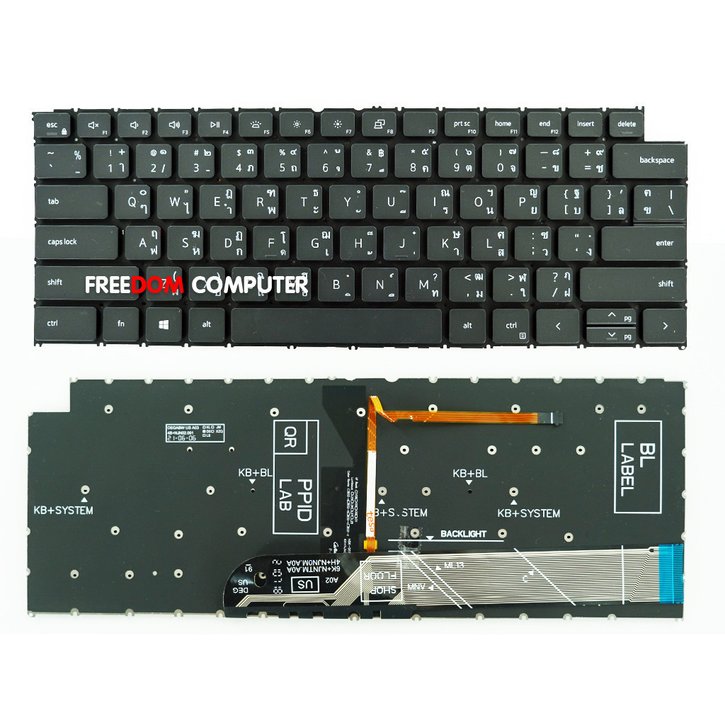 คีย์บอร์ด DELL LATITUDE 3420 Dell VOSTRO 3420 3425 5310 5320 5410 5415 ...