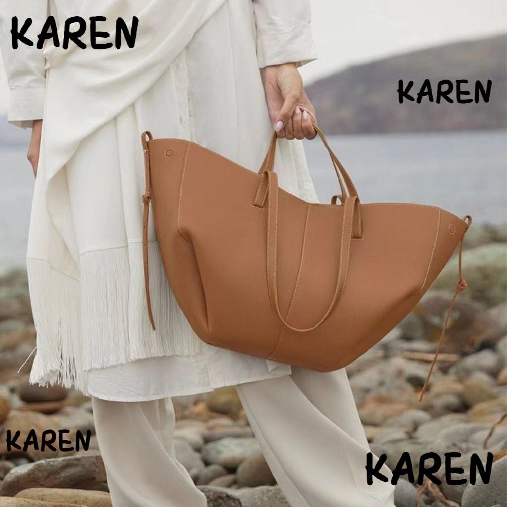 Karen Wing Bag กระเป๋าถือหนังป้องกันฤดูใบไม้ร่วงที่ต้านทานการสึกหรอ ...