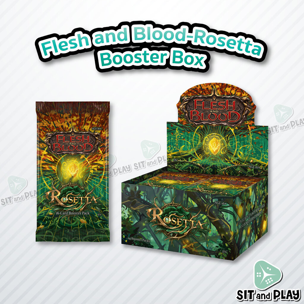 Flesh and Blood TCG - Rosetta - Booster Box การ์ดเกมเฟลชแอนด์บลัด ...