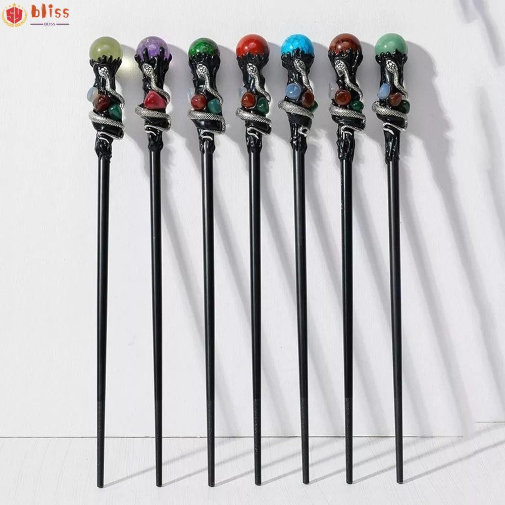 Blliss Magic Cane, Creative Handcrafted Witch Crystal Magic Wand, คอสเ ...