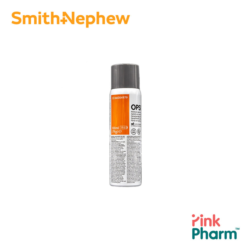 Smith & Nephew Opsite Spray ฟิล์มใสกันน้ำชนิดเสปรย์ 100 มล. [1 กระป๋อง ...