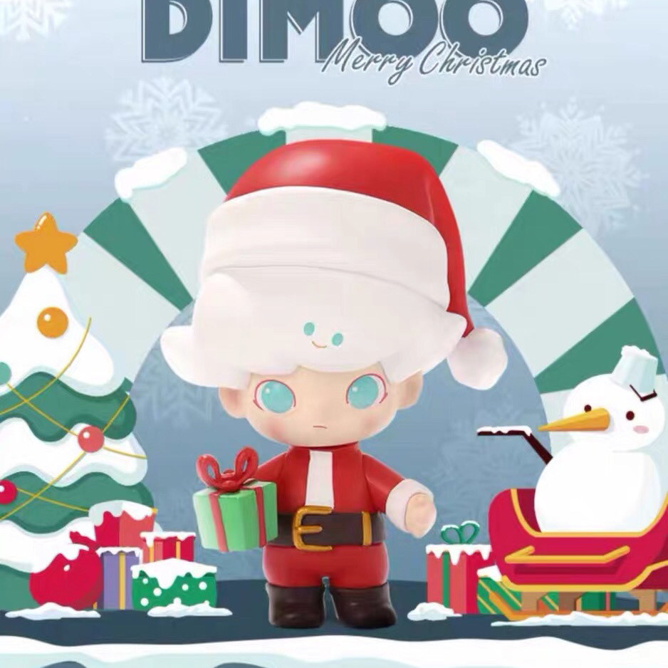 Popmart POPMART DIMOO Christmas Series Mystery Box DIMOO รูปตุ๊กตา ...