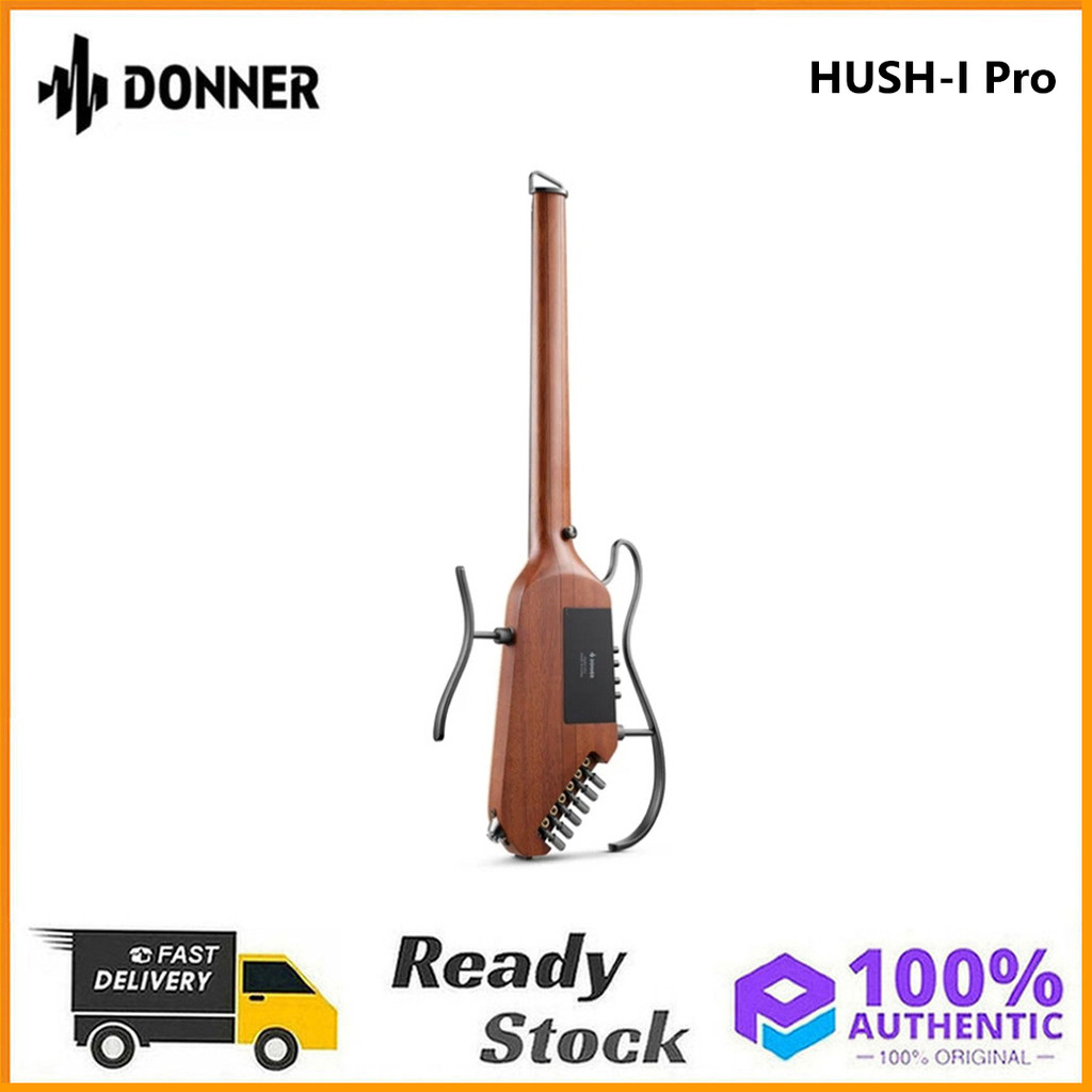 Donner HUSH-I PRO กีต้าร์แสงอัจฉริยะแบบพกพาปิดเสียงพร้อมเอฟเฟกต์โทน ...