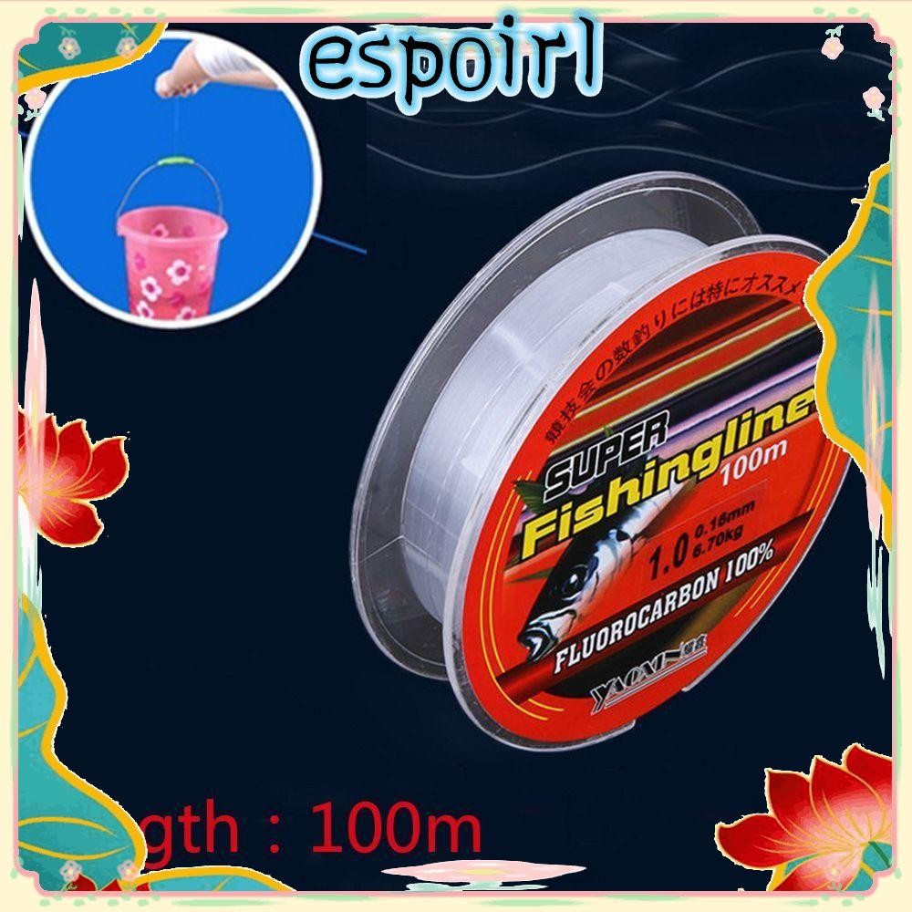 Espo 100m 100% Fluorocarbon สายตกปลาคุณภาพสูง String Strong เชือกสาย ...