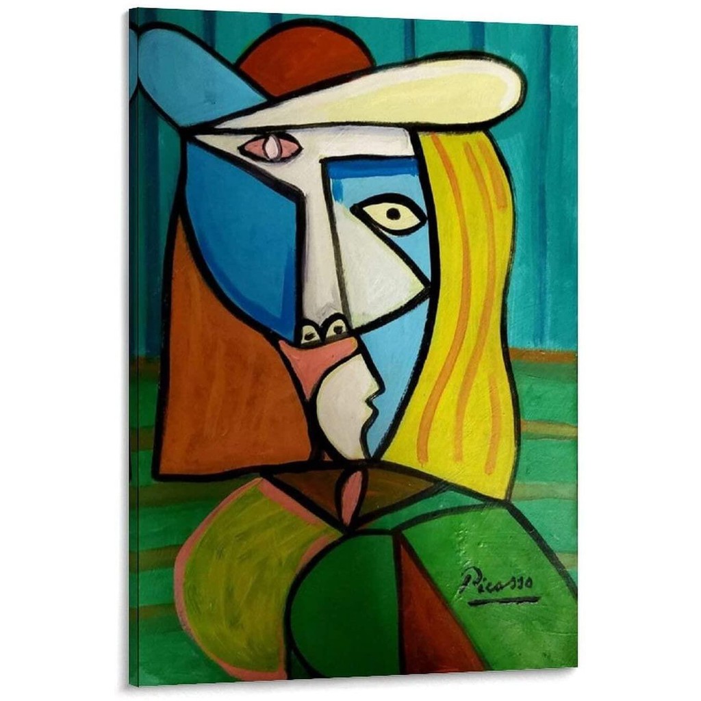 Pablo Picasso Cubism ภาพวาดโปสเตอร์ภาพวาดตกแต่งผ้าใบ Wall Art ห้อง ...