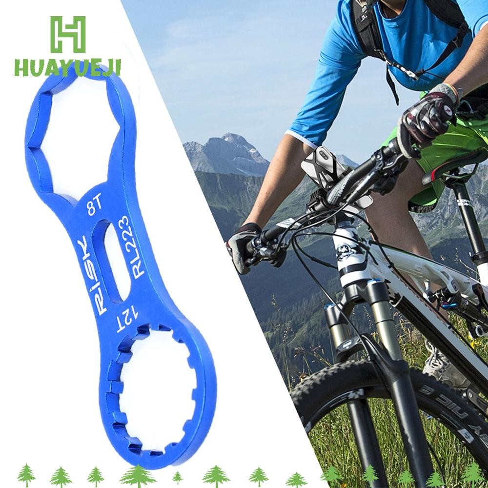 Yueji จักรยานส้อมด้านหน้า MTB ส้อมเครื่องมือกําจัดสีฟ้า 8T 12T ประแจ | Shopee Thailand