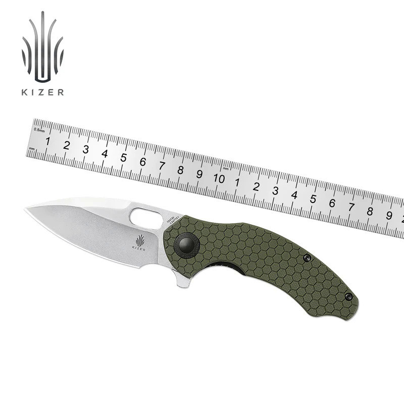 Kizer Folding Knife Roach Mini V3477C1 2022 New Survival Knife with ...