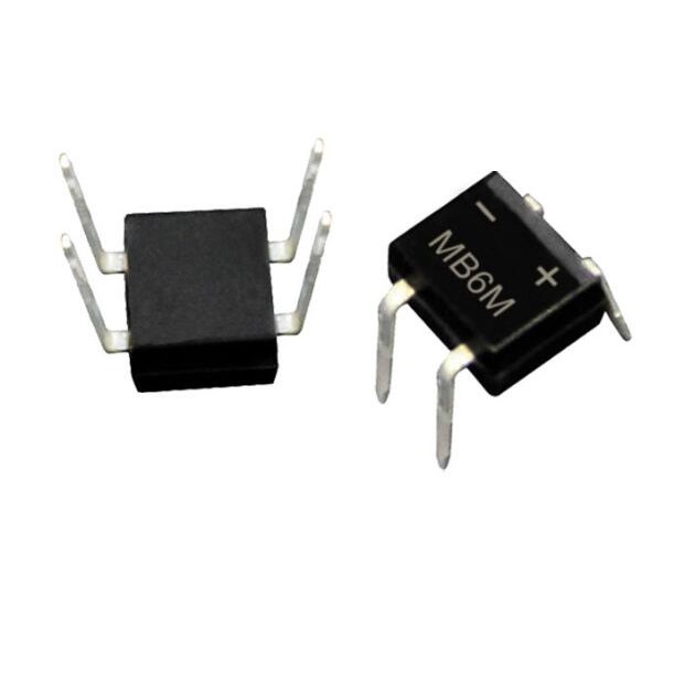 In-Line ยี่ห้อใหม่สะพาน Stack MB6M MB10M Rectifier Bridge Rectifier 1000v 600V/0.5A DIP-4 ...