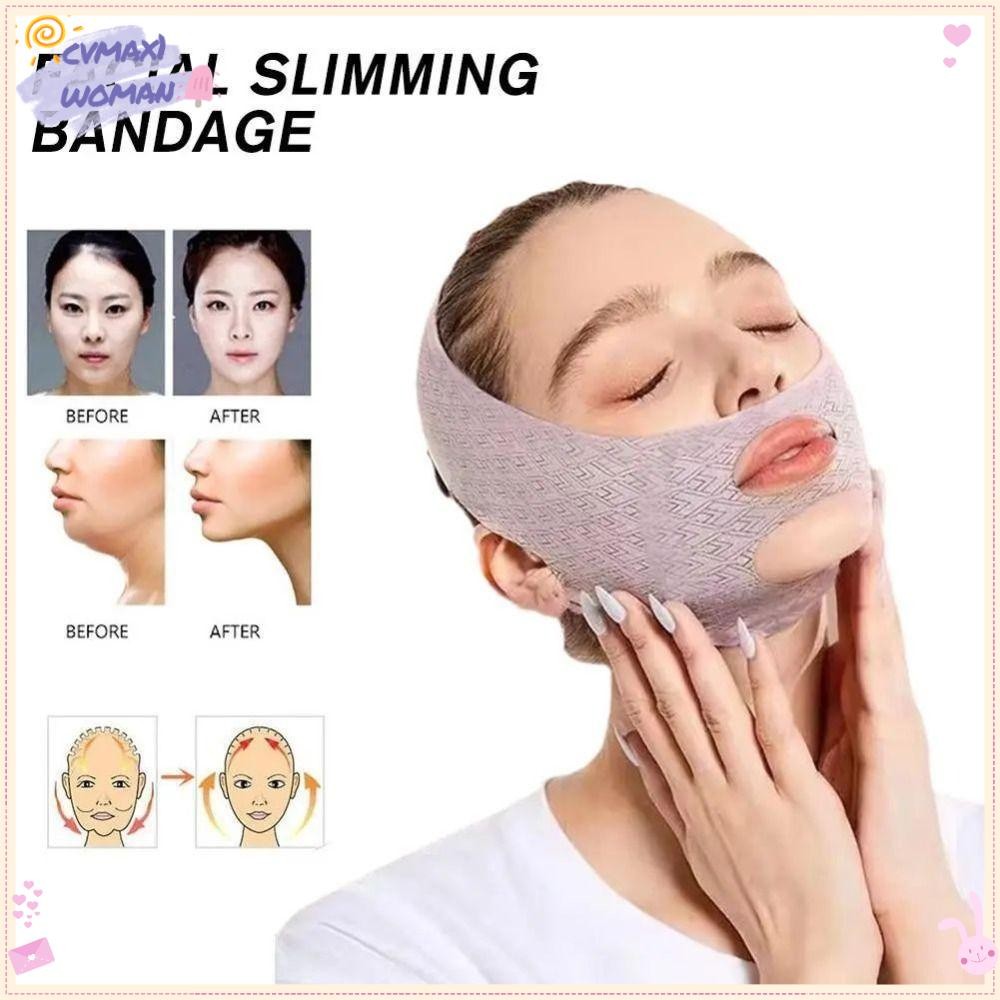 CYMX Chin Cheek Slimming Bandage, ปรับเข็มขัดต่อต้านริ้วรอย V Shaper, เครื่องมือความงามReusable ...