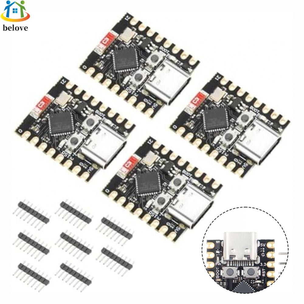 สําหรับ ESP32C3 Dev Boards แพ็ค 4 ชิ้นพร้อมตัวเชื่อมต่อหัวแฟลช 4M ในตัว ...