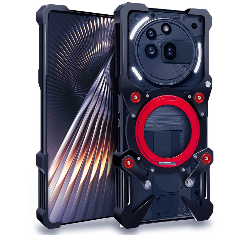 อลูมิเนียมเกราะโลหะกันชน Cooling bracket สําหรับ Nothing Phone 2A Plus ...
