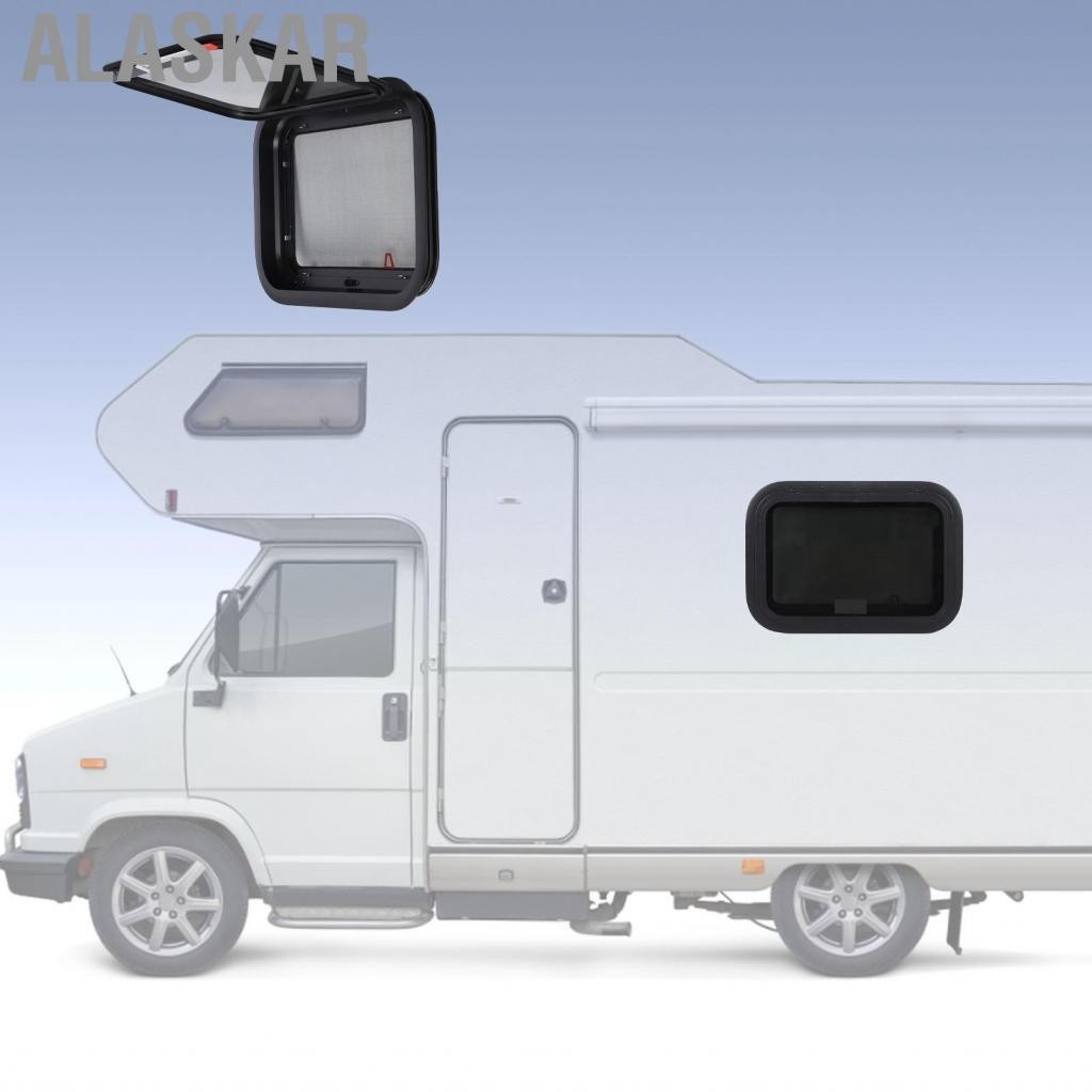 ALASKAR 560x380 มม.RV Exit Window ฉุกเฉินภายนอก Push Out ตาข่ายหน้าจอ ...