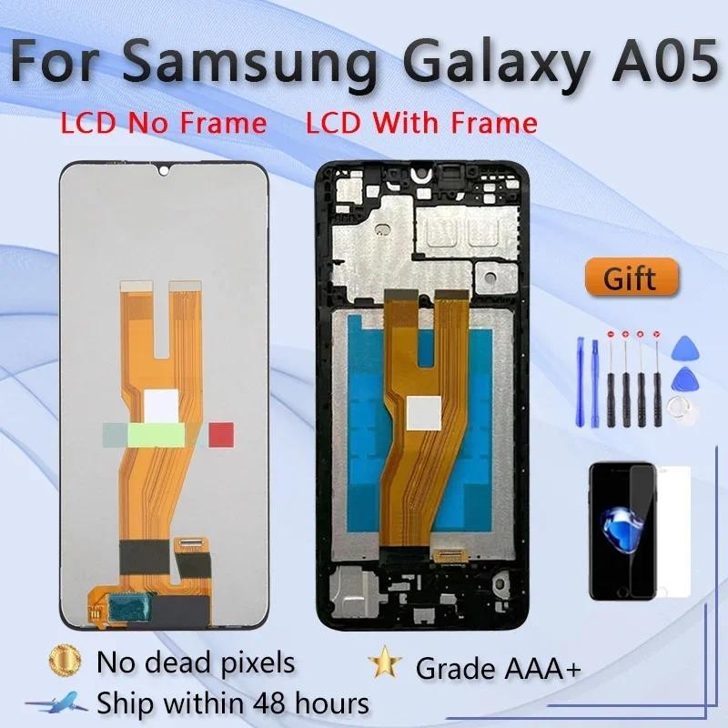 Lcd สําหรับ Samsung Galaxy A05 SM-A055F A055F SM-A055M SM-A055M/DS จอแสดงผล Touch Panel ...