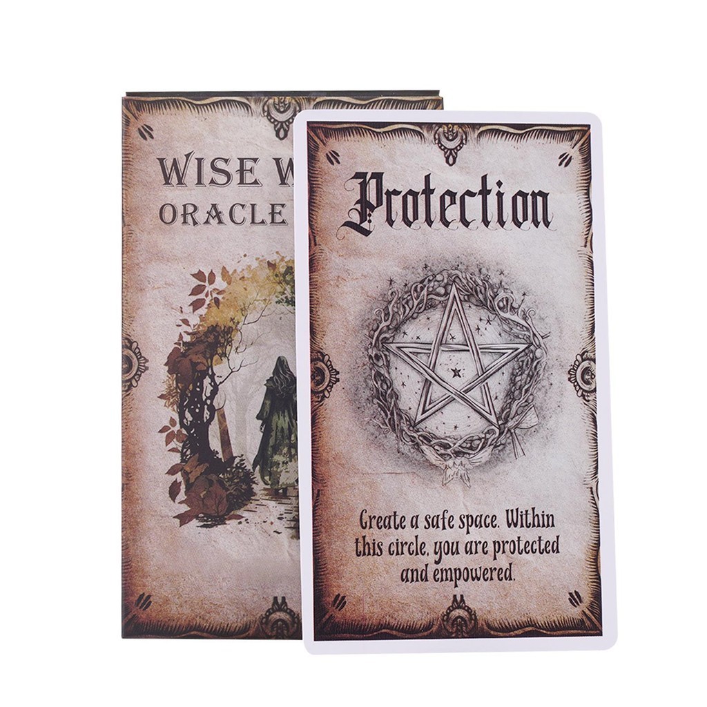 Wise Witch Oracle การ์ด Fortune Telling เกมกระดานการ์ด Divination ...