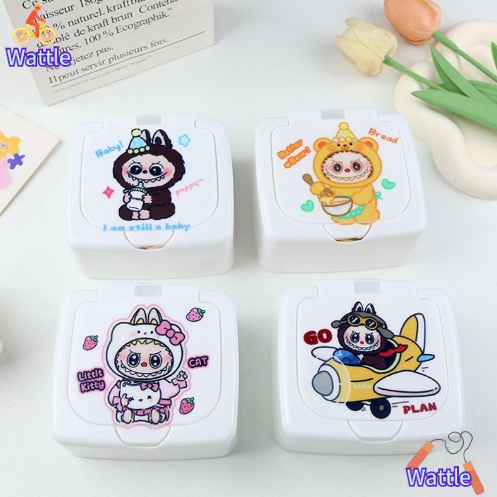 Wattle Labubu กล่องเก็บ, ประเภทปุ่ม Mini Storage Organizer, Pop-up ...
