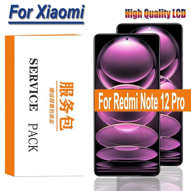 Original For Xiaomi Redmi Note 12 Pro 4G LCD Display Screen Touch Panel ...
