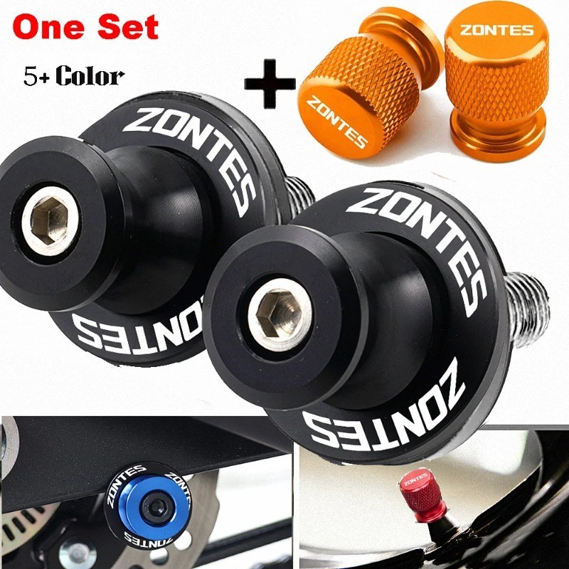 สําหรับ Zontes Swingarm Spool Slider ยางวาล์ว Air อุปกรณ์เสริมรถ ...