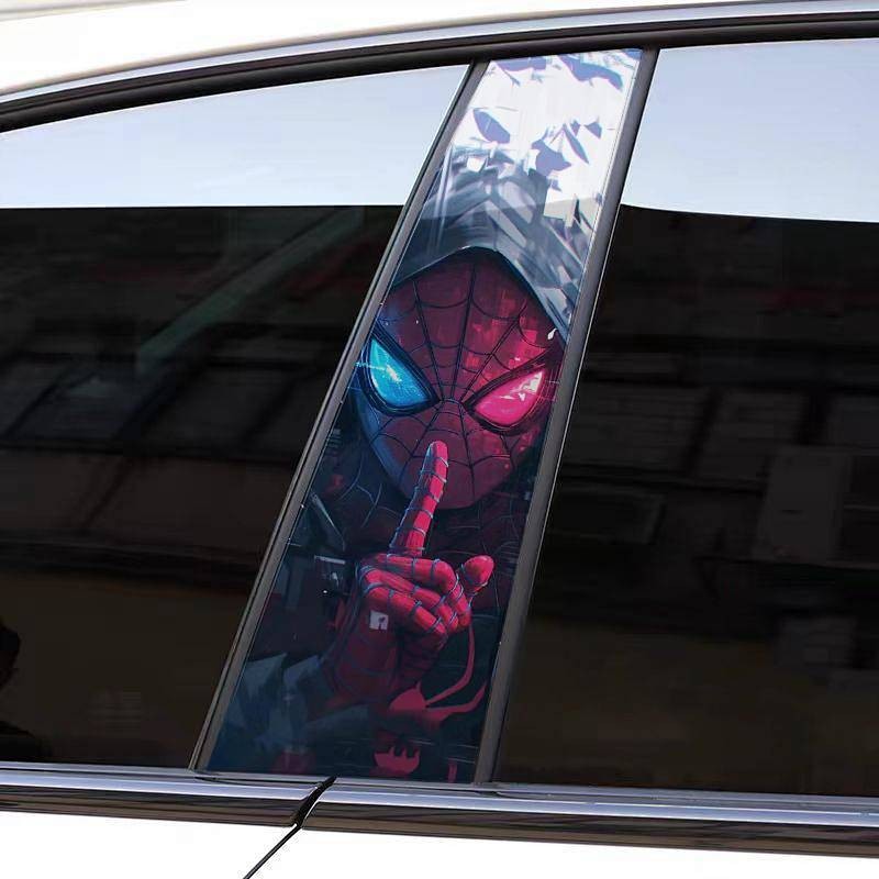 Car Center Column B Column Car Window Painted Decoration Clown Heath ...