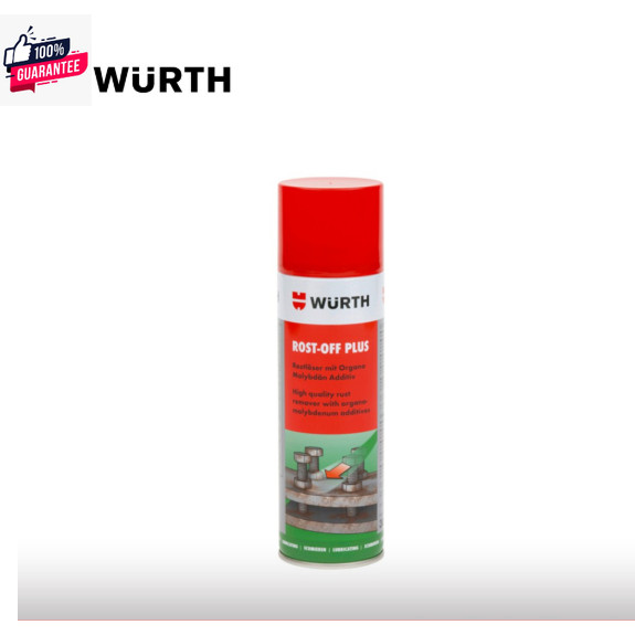 Wurth น้ำยาขจัดสนิมคุณภาพสูงจากเยอรมัน WURTH RUST REMOVER ROST-OFF PLUS ...