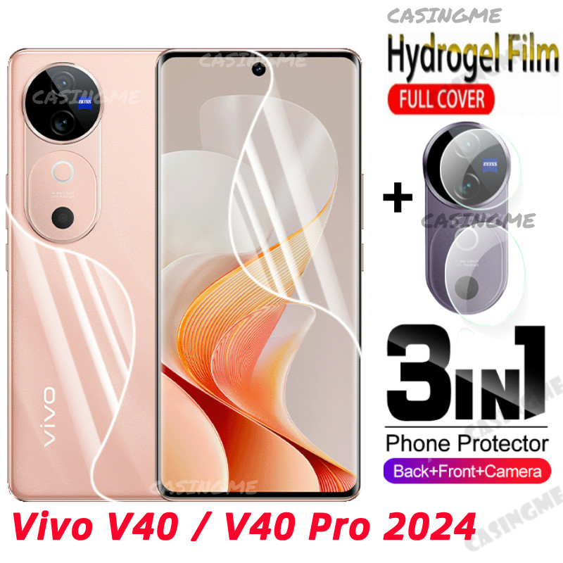 Vivo V40 2024 V40Pro Hydrogel ฟิล์มคลุมทั้งหมดนุ่มสําหรับ Vivo V40 VivoV40 V40Pro 40V V 40 Pro ...
