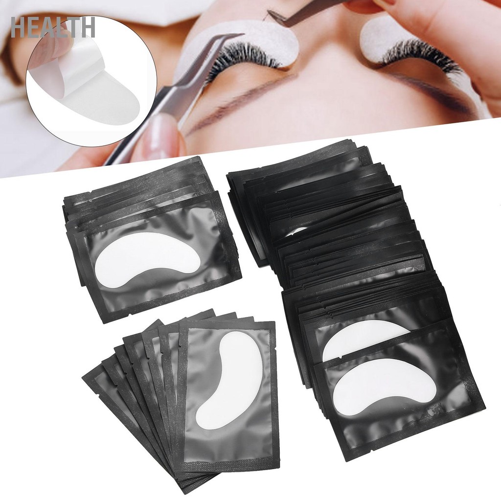 Health 100pcs Eyelash EXTENSION Pad Moisturizing Grafting สติกเกอร์ ...