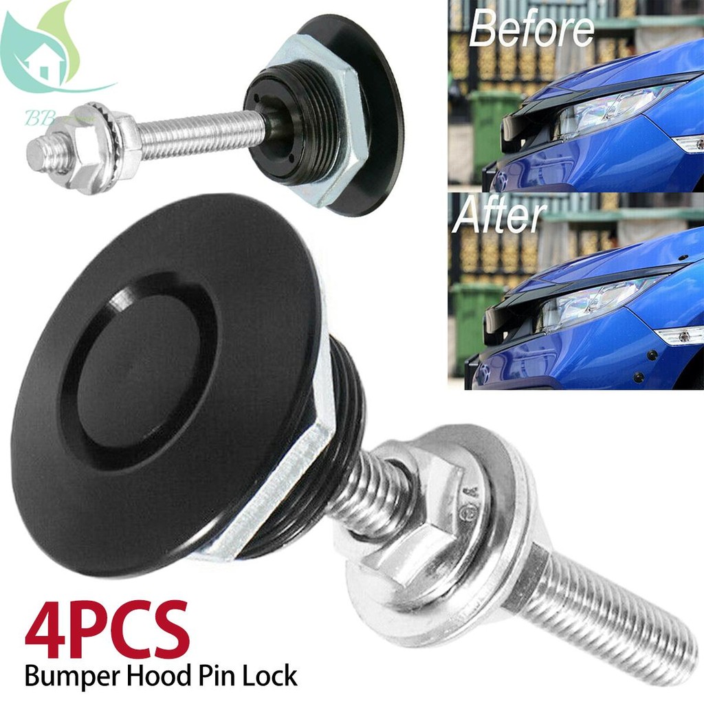 4 ชิ้น Quick Latch Hood Pins ล็อค Quick Release ล็อครถกันชน Hood Pin Bonnet ล็อค 1.25 นิ้ว ...