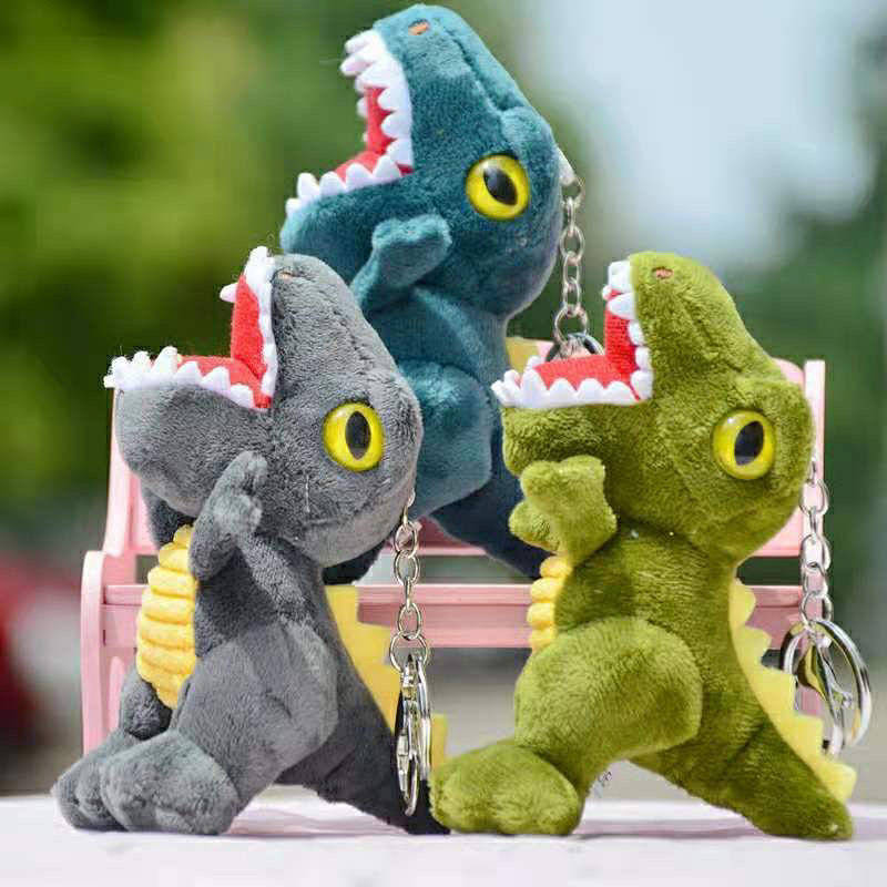 Online Influencer Plush Tyrannosaurus Doll Doll Key Chain Ring ...