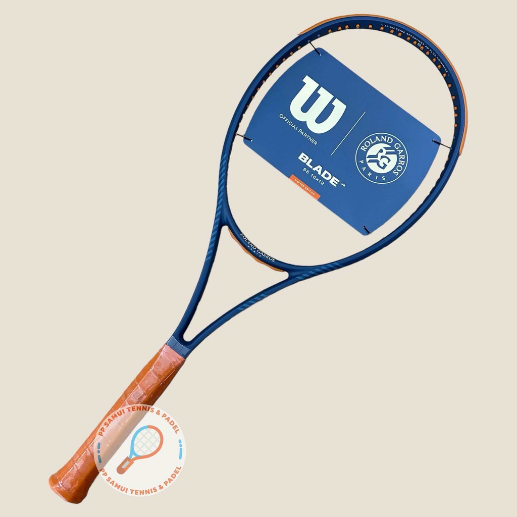 Tennis racket Wilson Blade 98 V9 Roland Garros 2024 ไม้เทนนิส ของแท้ ...