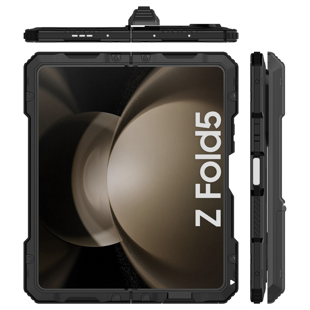 สำหรับ Samsung เคส Z fold5เคสโทรศัพท์ซิลิโคน fold6ฟิล์มกันตกแบบบูรณาการ ...