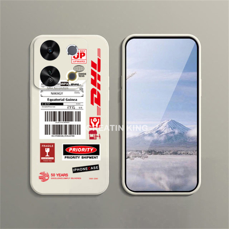 เคสสําหรับ Itel P65 P671L เคสโทรศัพท์สีลูกกวาด DHL รูปแบบแฟชั่นทาสี ...