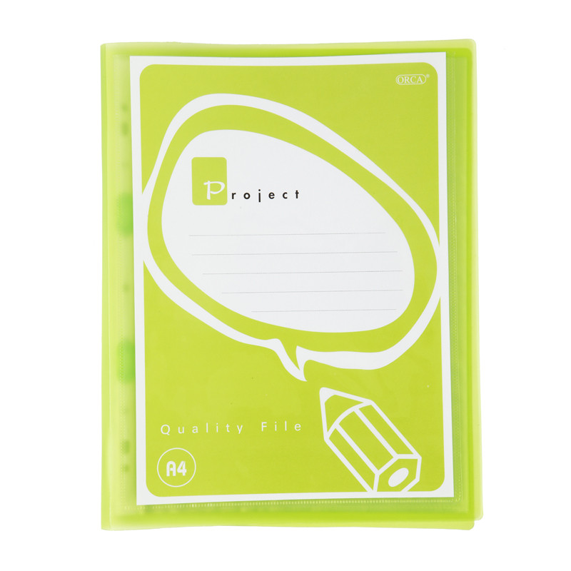 ORCA แฟ้มโชว์เอกสาร A4 เขียว ออร์ก้า PFA-110 | Shopee Thailand