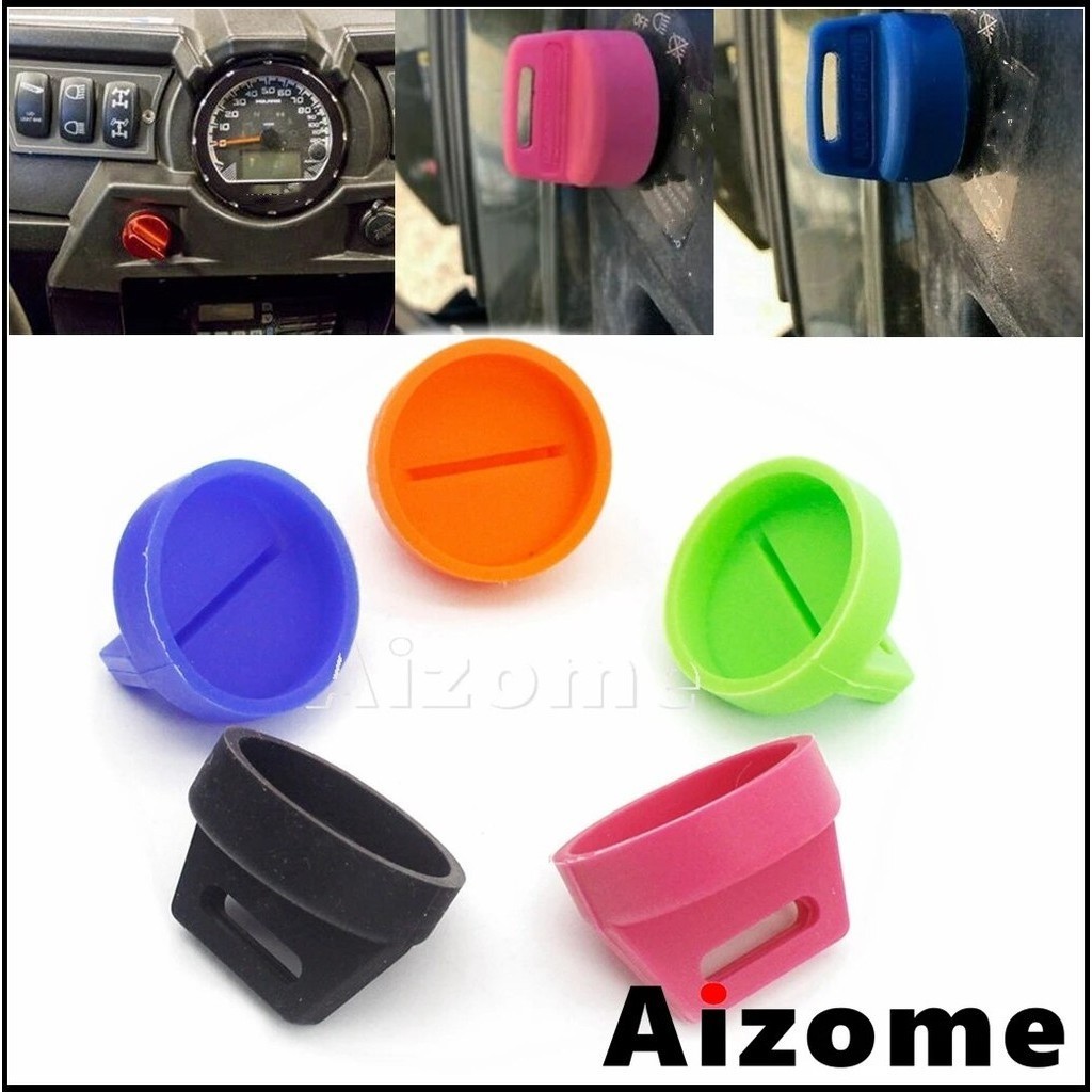 AI Rubber Ignition Key Cover Universal UTV/ATV Keyswitch Protector For ...