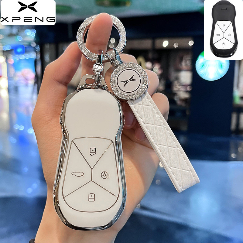 Xpeng Key Cover Holder พวงกุญแจสําหรับ XPENG G6 EV Remote Key Case ...