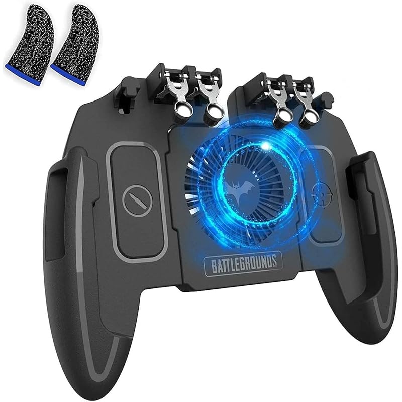 《JAPAN》★4in1 Cooling Smartphone Game Controller with Built-in Cooling ...