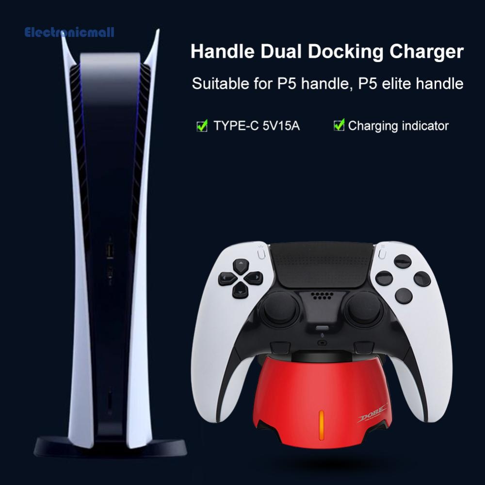 สําหรับ PS5 Controller Charger USB แท่นชาร์จเดี่ยวขาตั้งสถานี Cradle ...