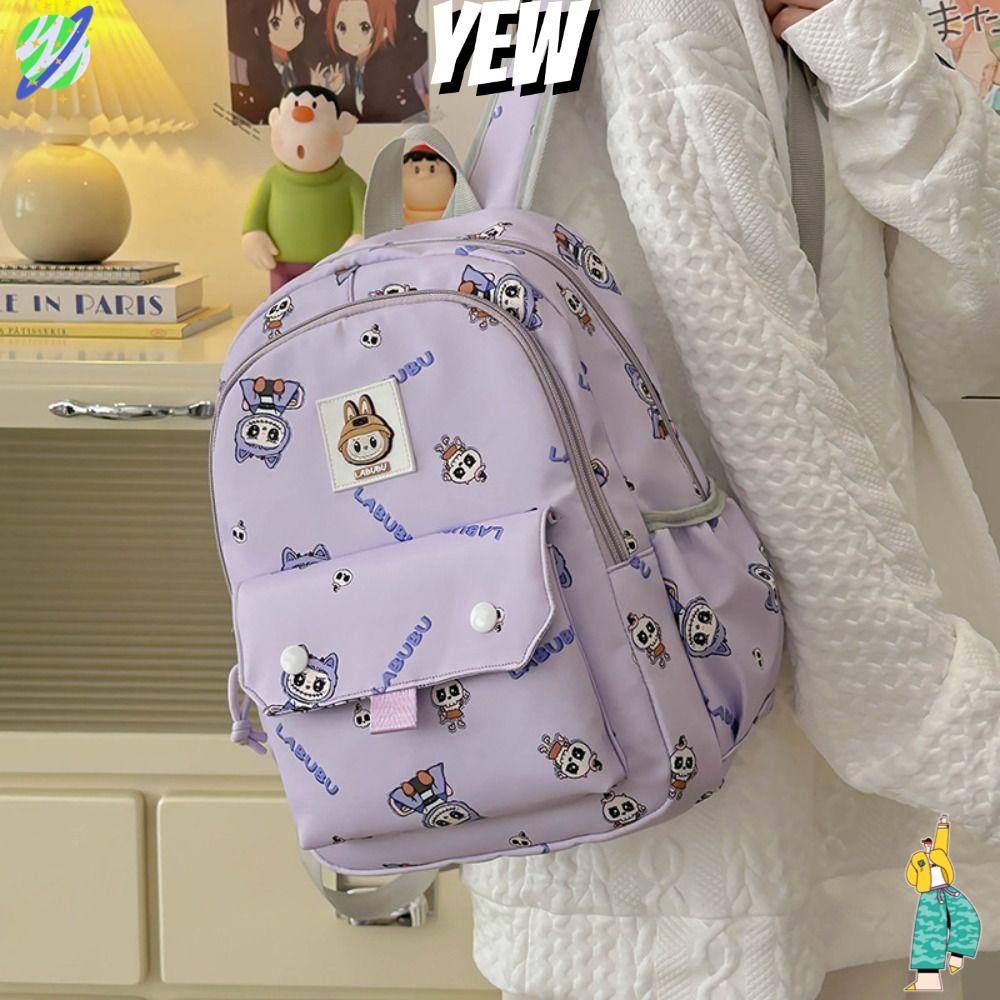 Yew School Bags, Multifunctional POP MART Labubu Backpack, Cute Simple ...