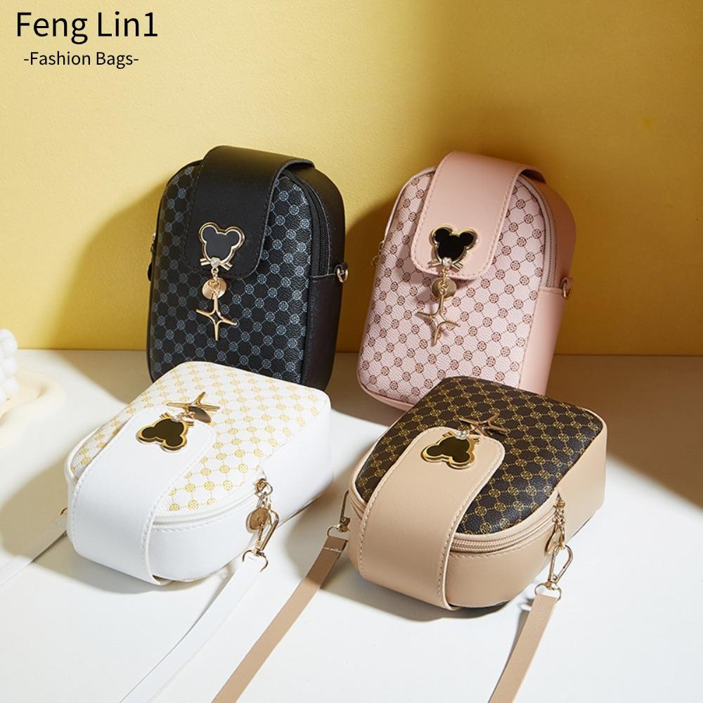 กระเป๋าสะพาย FLIN Disney Mickey Mouse ปรับความยาวได้ ทำจากหนังPU คุณภาพ ...