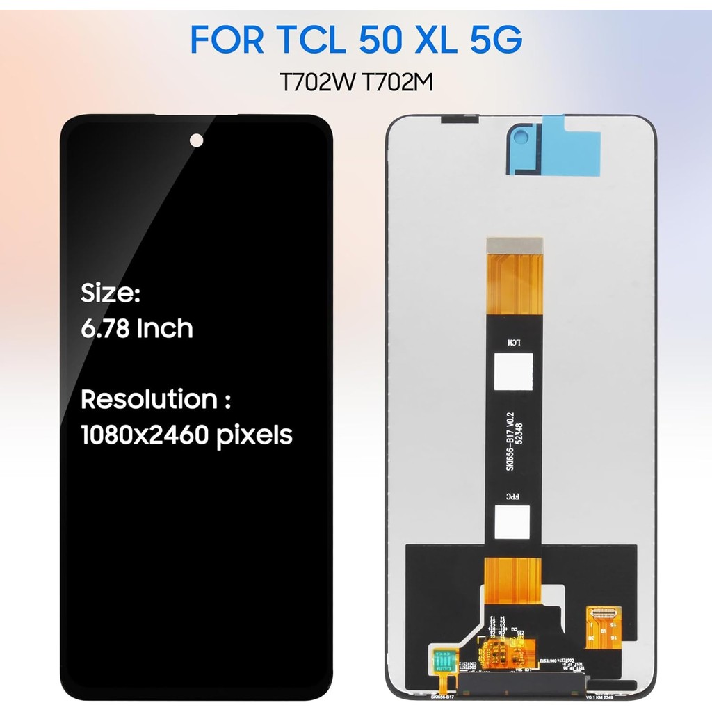 หน้าจอ LCD สําหรับ TCL 50 XL หน้าจอ REPLACEMENT 6.7 8 "นิ้วสําหรับ TCL ...