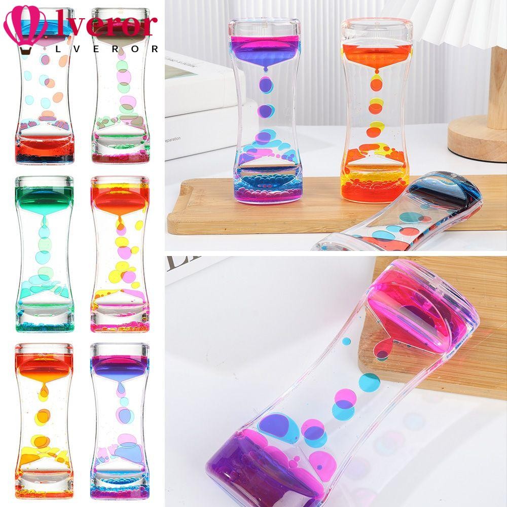 LOROR Hourglasses ของขวัญตกแต่งบ้าน Double Color Liquid Timer | Shopee ...