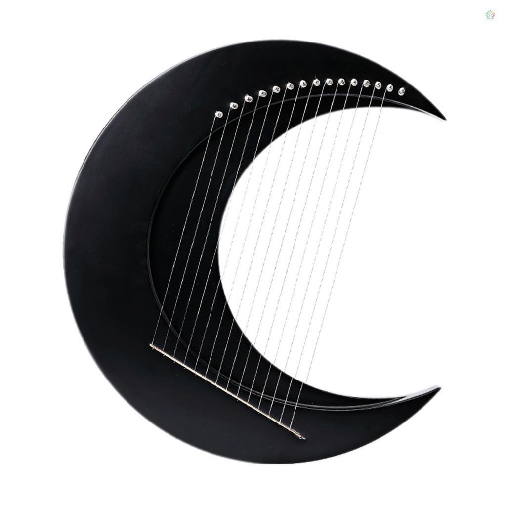 15 สาย Crescent Moon ประเภท Lyre C Key Harp แบบพกพา Lyre ลวดเหล็ก ...