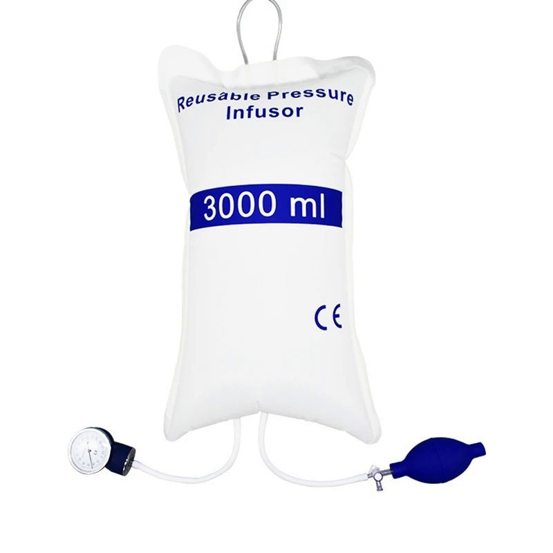 Reusable Medical Infusion bag Pressure bag 3000ml with gauge | Shopee ...